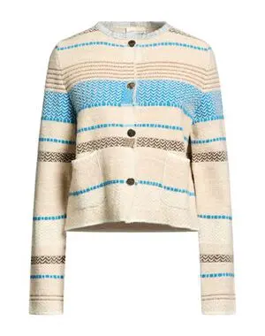 SEMICOUTURE Multicolor Striped Knit Cardigan