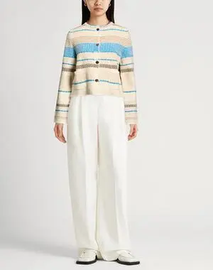 SEMICOUTURE Multicolor Striped Knit Cardigan