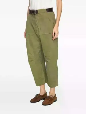 Sea Pleated-knee Cargo Pants