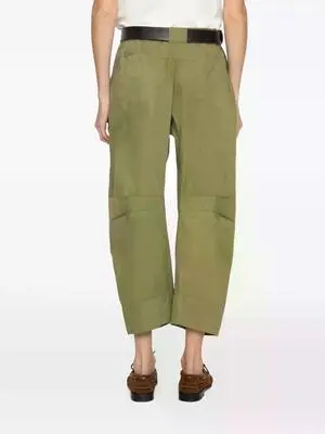 Sea Pleated-knee Cargo Pants