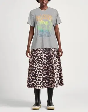 GANNI Organic Cotton Printed T-shirt