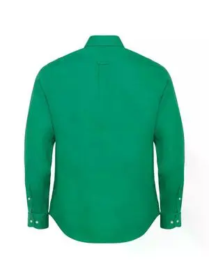 LOJA DAS MEIAS Button-down Long-sleeve Shirt - Green