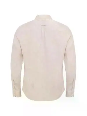 LOJA DAS MEIAS Button-down Collar Long-sleeve Shirt - Neutrals