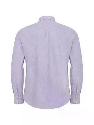 LOJA DAS MEIAS Button-down-collar Striped Shirt