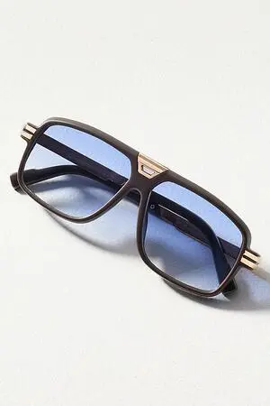 I-SEA Matte Aviator Sunglasses - Chocolate/ Brown Lens