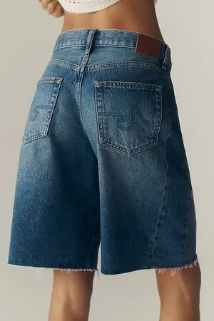 Ag Hattie Cotton Denim Shorts