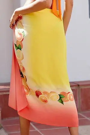 LESLIE AMON Agrume Sarong