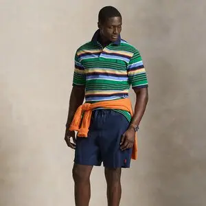 Ralph Lauren Striped Mesh Polo Shirt