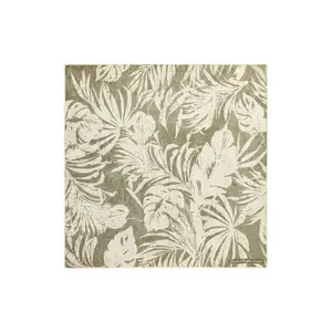 Ralph Lauren Palm-frond-print Silk Square Scarf