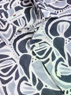 LOJA DAS MEIAS Abstract-print Short-sleeve Shirt