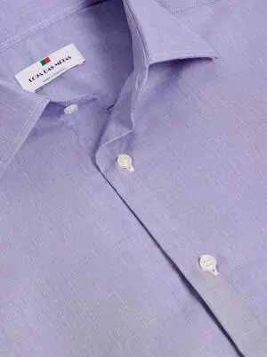 LOJA DAS MEIAS Spread-collar Long-sleeve Shirt - Purple