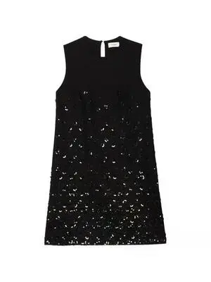 OTTOD'AME Sequin Embellished Sleeveless A-line Dress