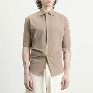 JIL SANDER Short Sleeve Boxy Fit Shirt