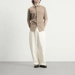 JIL SANDER Short Sleeve Boxy Fit Shirt