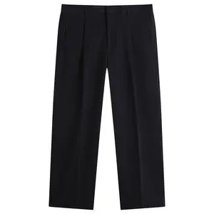 LE PERE Pleated Cotton Trousers