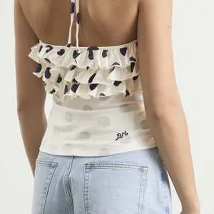 DAMSON MADDER Zazie Jersey Halter Top