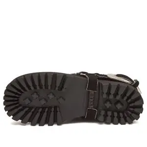 Toga Suede Buckled Chunky Clogs