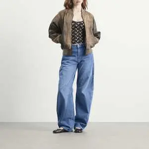MARINE SERRE Barrel Leg Jeans