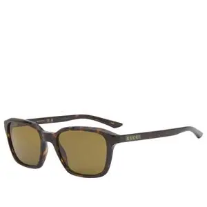 Gucci Square Frame Sunglasses - Havana/brown