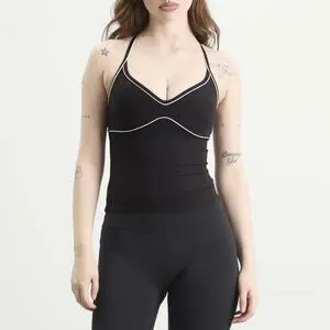 TALA Dayflex Contrast Sweetheart Vest - Shadow Black