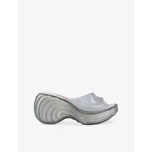 Melissa X Diesel Quantum Jelly Platform Sandals - Transparent