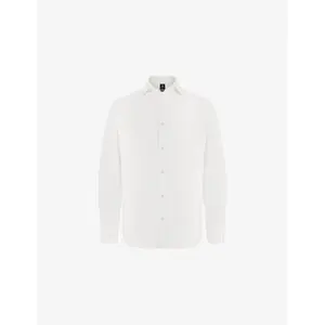 Boggi Milano Long-sleeved Regular-fit Linen Shirt