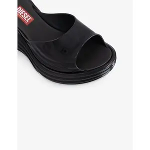 Melissa X Diesel Pvc Platform Sandals - Black