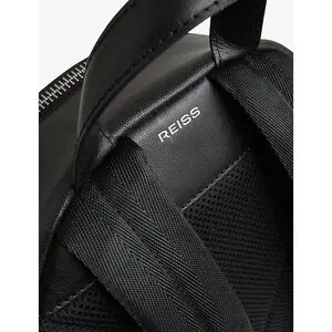 REISS Carson Leather Backpack