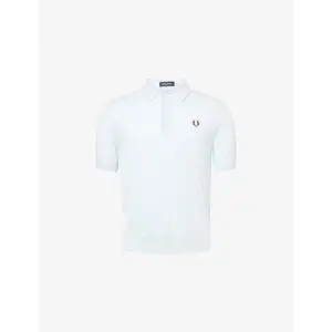 Fred Perry Short-sleeve Knitted Cotton Polo Shirt