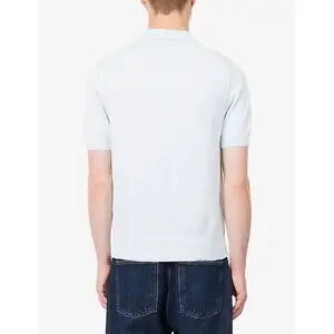 Fred Perry Short-sleeve Knitted Cotton Polo Shirt