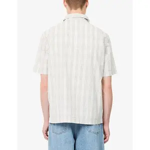 Fred Perry Checked Cotton Seersucker Shirt