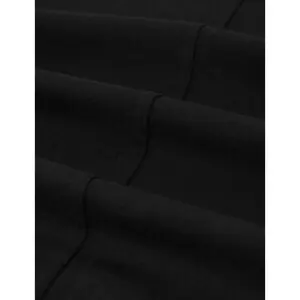 REISS Millie Cap-sleeve Cotton T-shirt - Black