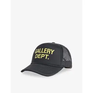 GALLERY DEPT. Logo-print Woven Trucker Cap - Black