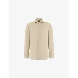 Boggi Milano Regular-fit Long-sleeve Linen Shirt