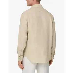 Boggi Milano Regular-fit Long-sleeve Linen Shirt