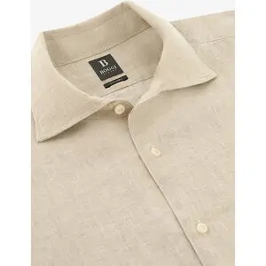 Boggi Milano Regular-fit Long-sleeve Linen Shirt