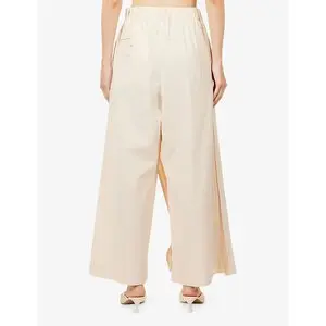 Issey Miyake Looped Wrap-front Woven Trousers