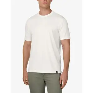 Boggi Milano Crewneck Stretch Pima Cotton T-shirt - White