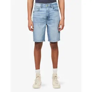 7 For All Mankind Cotton Denim Shorts