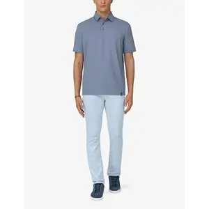 Boggi Milano Regular-fit Stretch Pima Cotton Polo Shirt