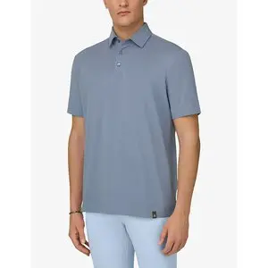 Boggi Milano Regular-fit Stretch Pima Cotton Polo Shirt