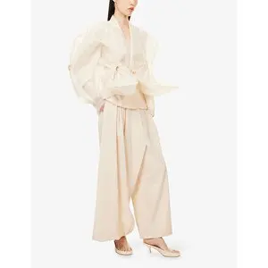 Issey Miyake Draw To Form Sheer Woven Jacket