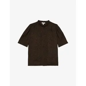 Reiss Puff Sleeve Blouses
