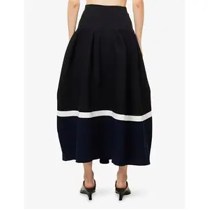 CFCL Pottery Gathered Knitted Midi Skirt