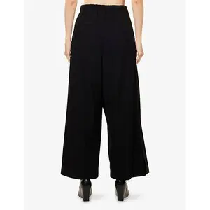 Issey Miyake Looped Wrap-front Woven Trousers