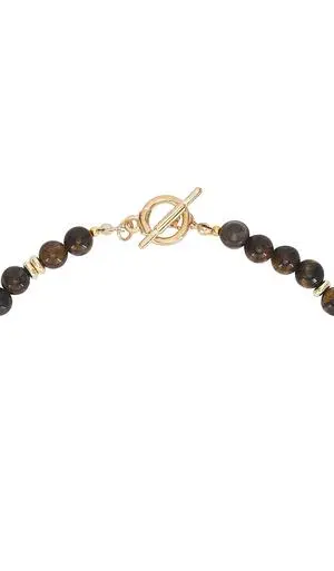 AMBER SCEATS Balos Necklace With Tigers Eye Stones