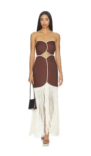 Azulu X Revolve Maxi Dress - Brown