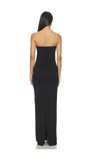 Eterne Twist Maxi Dress - Black