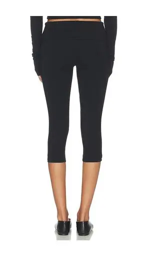 Eterne Foldover Capri Legging In . Also