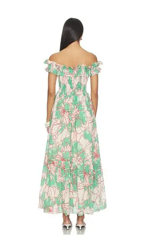 Poupette St Barth Suzanne Long Dress